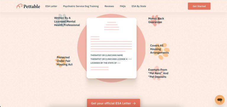 Pettable ESA Letter Review 2025: A Legitimate Way To Keep Fido Living ...
